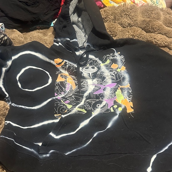 Disney | Tops | Disney Nightmare Before Christmas Jake Hoodie Size M ...